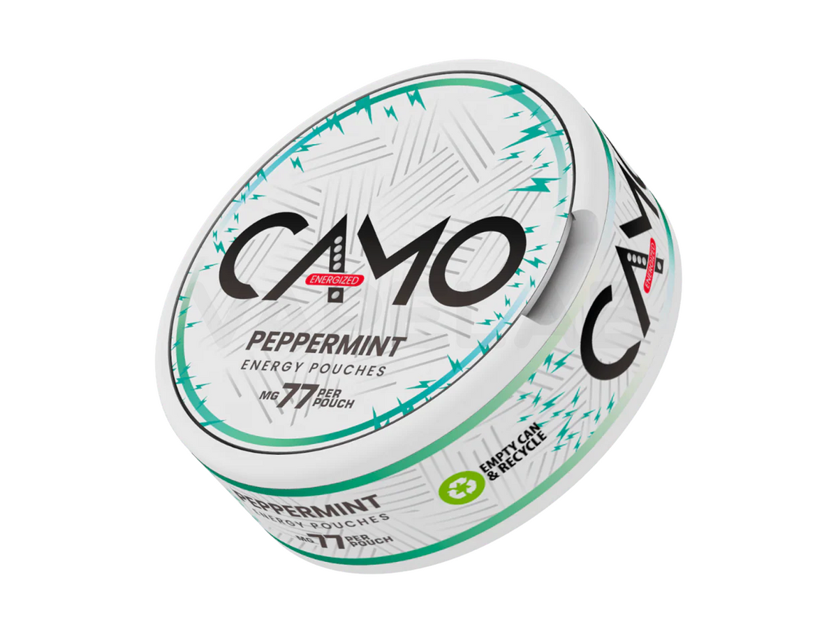 Shop CAMO Energy Pouches - Peppermint Online at VAPELAB