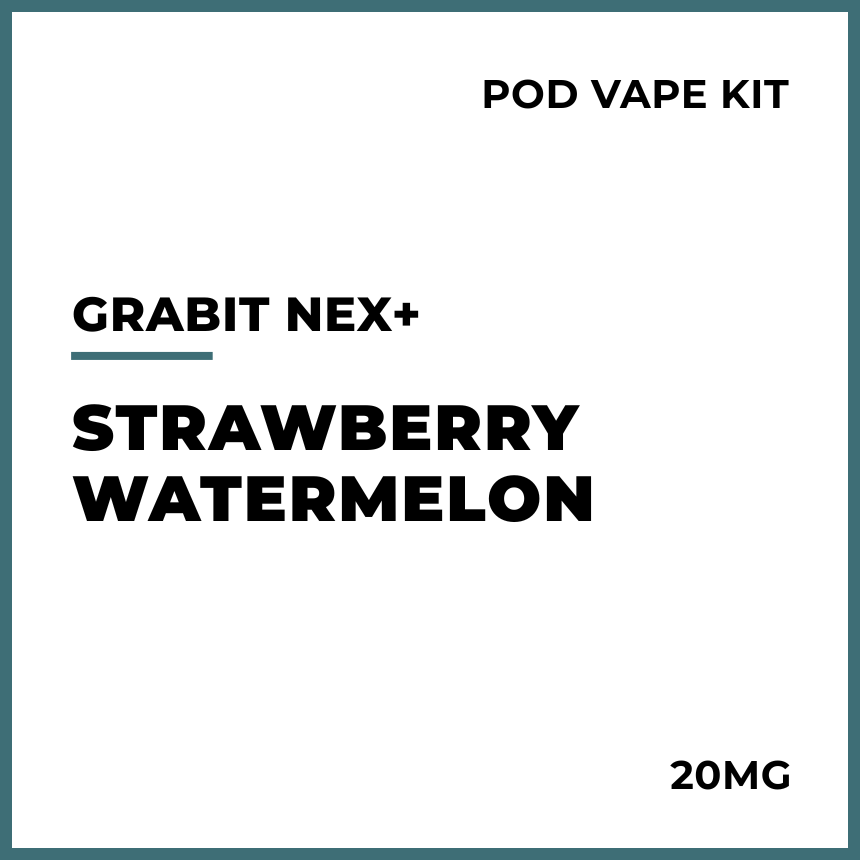 Shop Strawberry Watermelon Grabit NEX+ Disposable Pod Vape Kit – VAPELAB