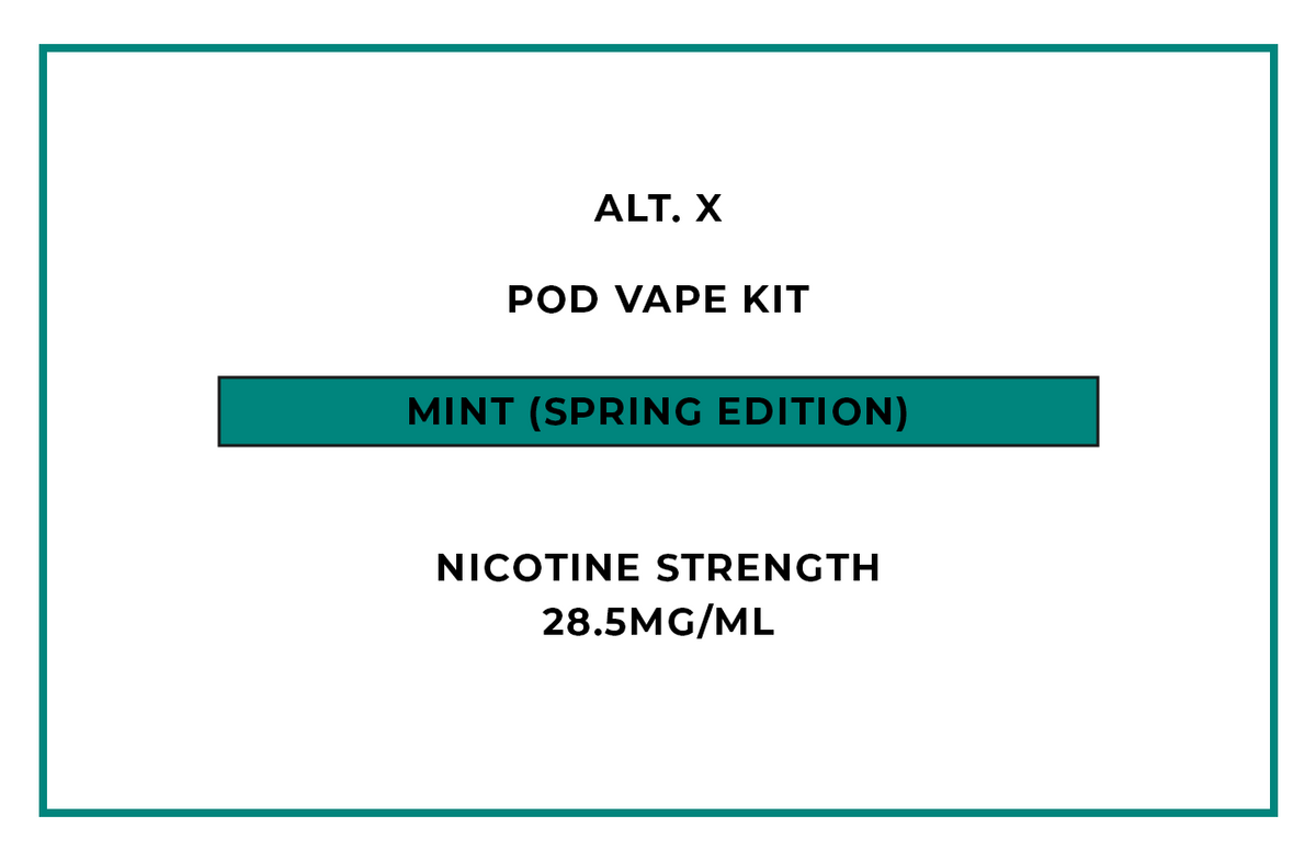 Buy alt. X Pod Vape Kit - Mint (Spring Edition) – VAPELAB